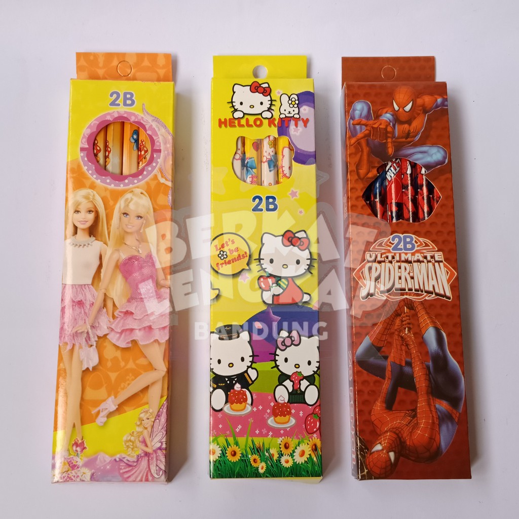 Jual Pensil 2B Fancy (12 pcs) | Shopee Indonesia