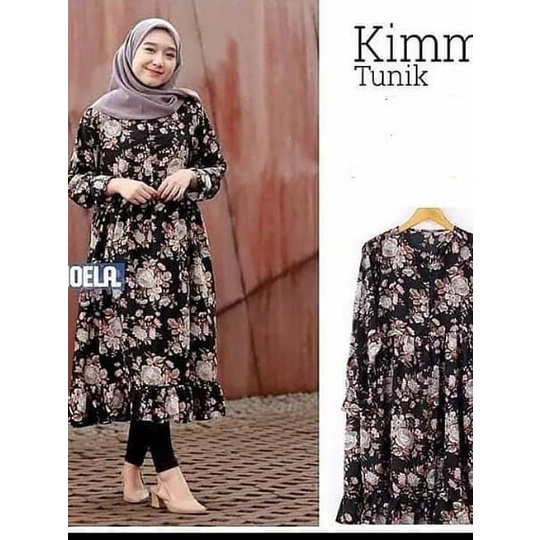 Jual KIMMY TUNIK Tunik Jumbo Wanita Remaja Dewasa Terbaru 2021 Kekinian Viral Tunik Wanita ...