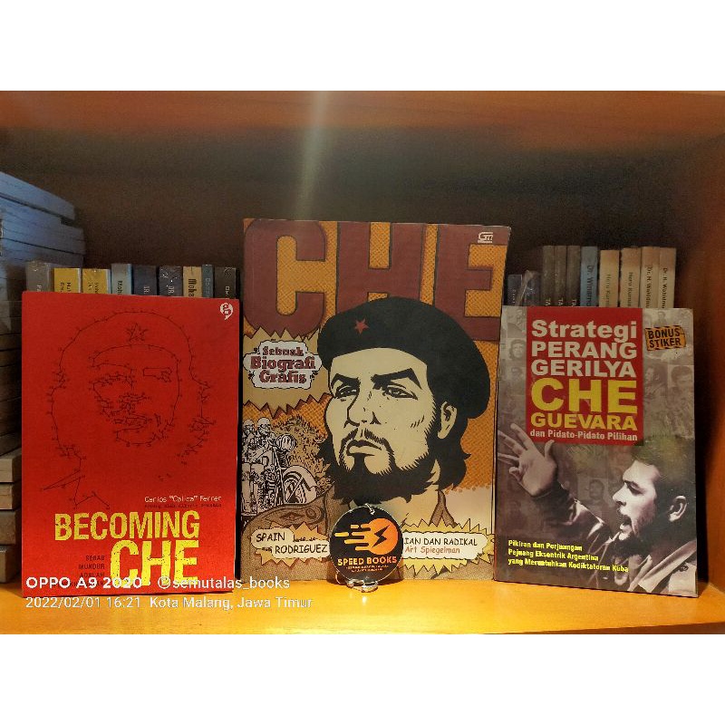 Jual PAKET 3 BUKU BIOGRAFI CHE GUEVARA Becoming Che Strategi Perang ...