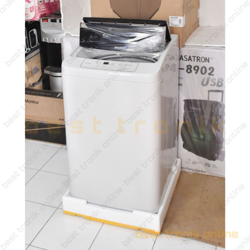 Jual Mesin cuci sharp top loading 1 tabung ES-F950-GY 7.5kg | Shopee Indonesia