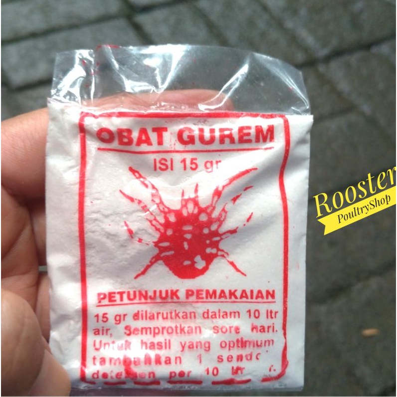 Jual OBAT GUREM Pembasmi Membasmi Kutu ayam Gurem Caplak Semut Kecoa ...