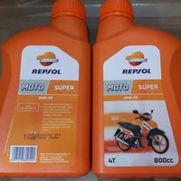 Jual Oli Motor Repsol Super 1 liter (ASLI) | Shopee Indonesia