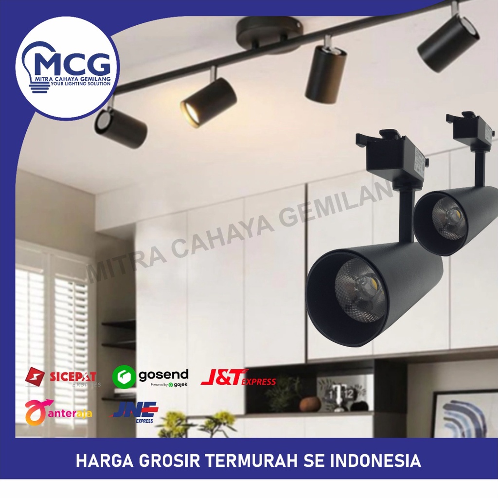 Jual Lampu LED Rell 10W COB / TrackLight / Track Light / Spot Light (LS ...