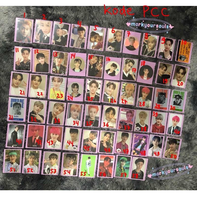 Jual [READY STOCK PCC PART 1] Photocard PC NCT Dream 127 SuperM Mark ...