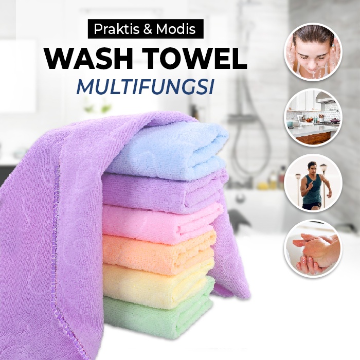 Jual COD - LUXURYPARTY - H31 - HANDUK KECIL MICROFIBER / HANDUK MUKA ...