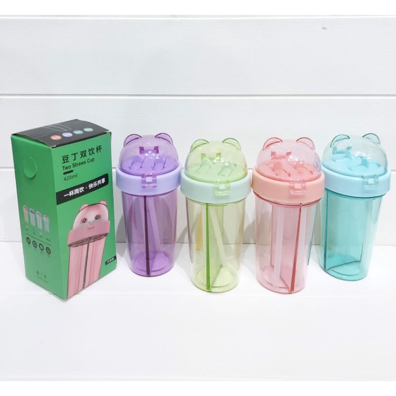 Jual 420ML BOTOL MINUM DUA SISI PAKAI STICKER | Shopee Indonesia
