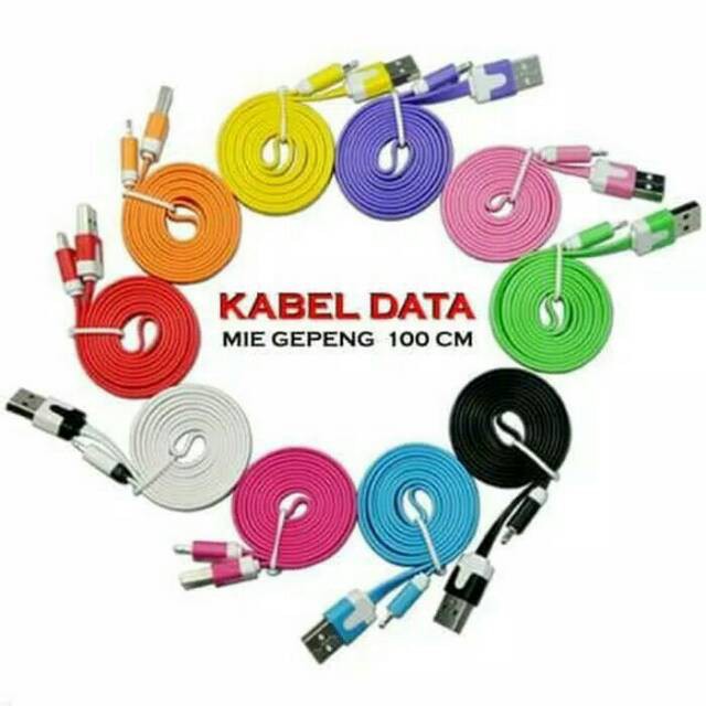 Jual kabel data v8 android kabel data warna | Shopee Indonesia