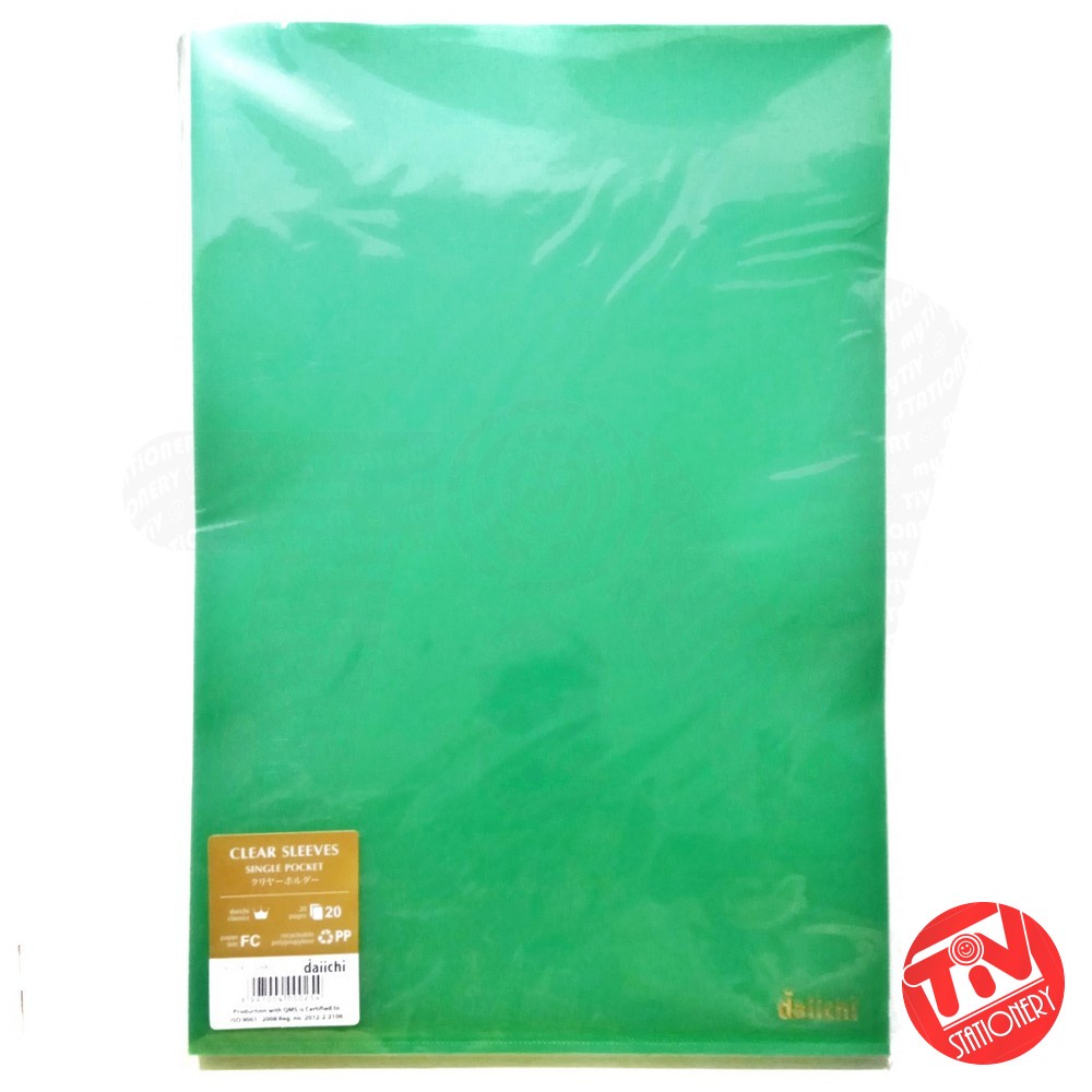 Jual Map L Daiichi Clear Sleeves 9002 FC / F4 (1 pack = 12 pcs ...
