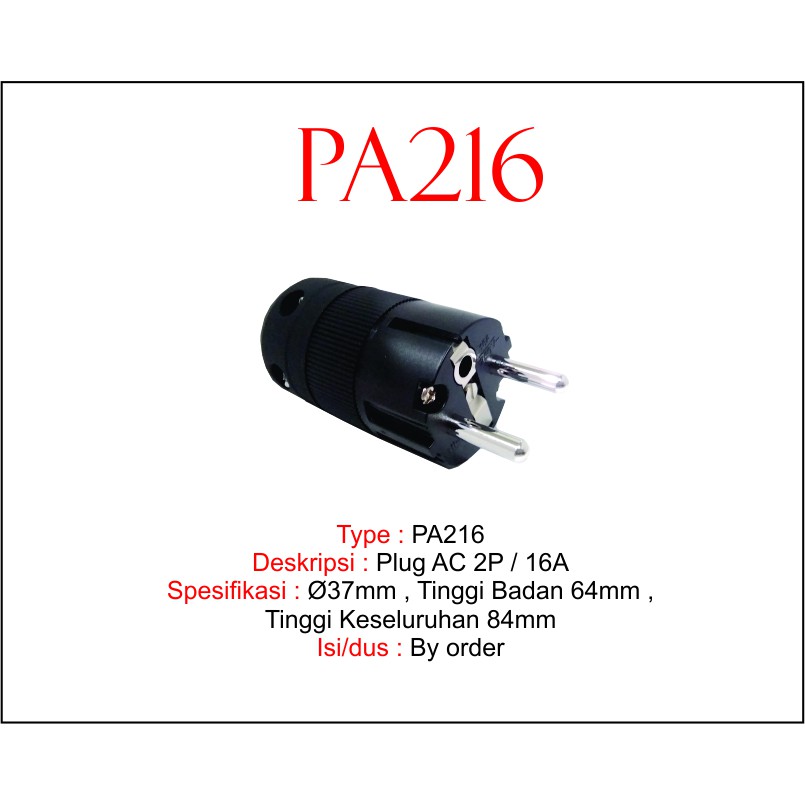 Jual Plug AC 2 pin 16A | Shopee Indonesia