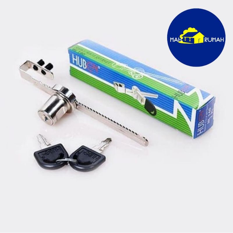 Jual Kunci Kaca Laci Etalase Sliding Gerigi Geser Gergaji Graji - HUBEN HL140 HL 140 | Shopee ...