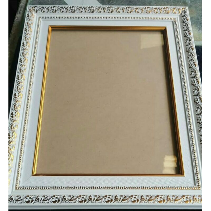 Jual BINGKAI FOTO/PIGURA PUTIH GOLD | Shopee Indonesia