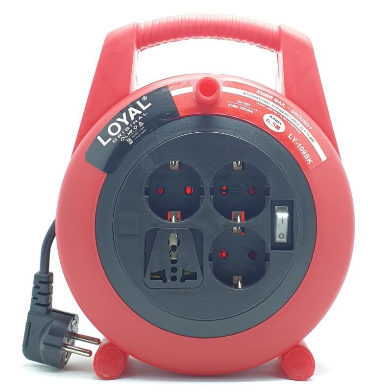 Jual LY-109SK Saklar Original Loyal Kabel Box Arde 6.5m / Kabel Rol ...