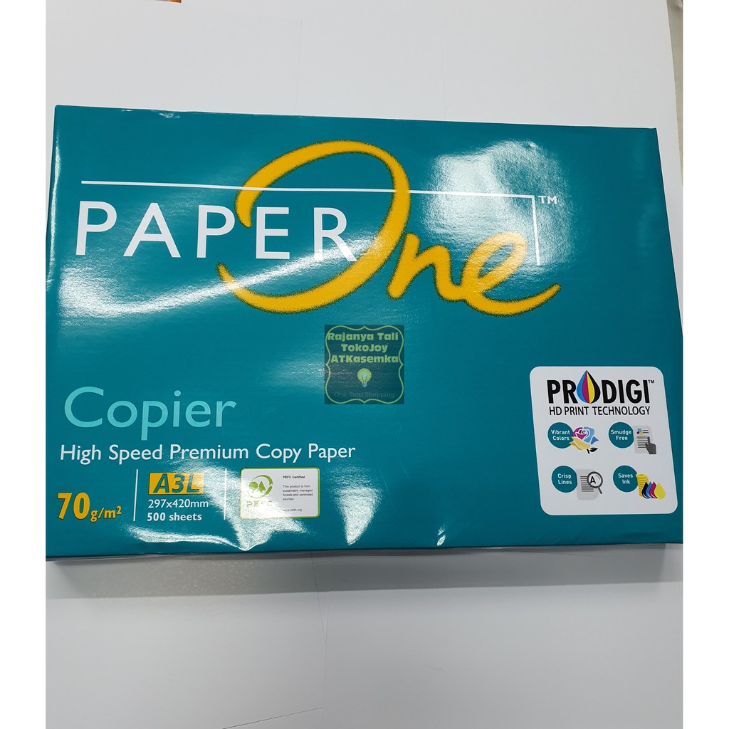 Jual Kertas HVS A3 70 Paper One 70GSM 70GRAM 70 gsm | Shopee Indonesia