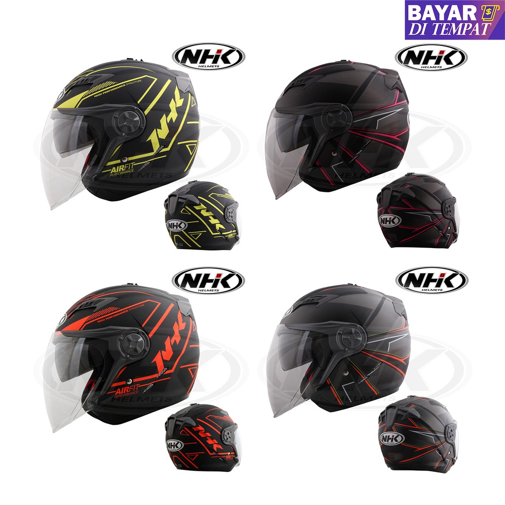 Jual HELM NHK GLADIATOR MOTIF GRANDE AIRFIT HAWK TERLARIS TERMURAH HELM ...