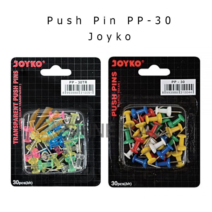 Jual Push pin 2cm 1pak isi 30pcs | Shopee Indonesia