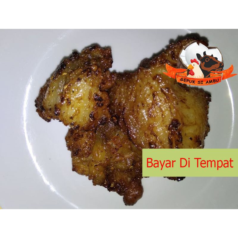 Jual Dengdeng Jando Sapi 500 gram Made Gepuk Si Ambu Olahan Tradisional ...