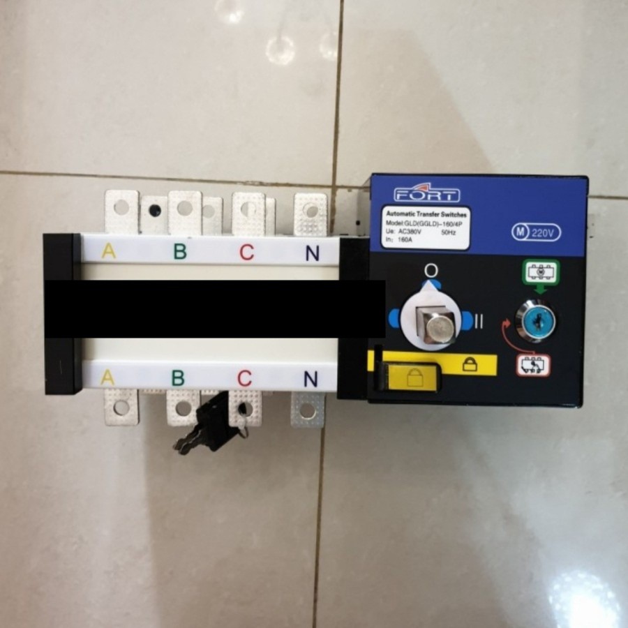 Jual Automatic Change Over Switch COS Motorized ATS 4P 160A | Shopee ...
