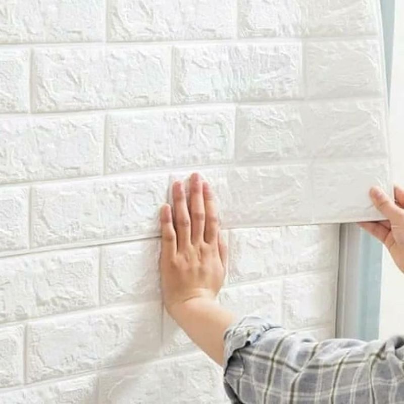 Jual Wallpaper Dinding FOAM Timbul 3D Bata CLASSIC BRICK 70 x 77 cm ...