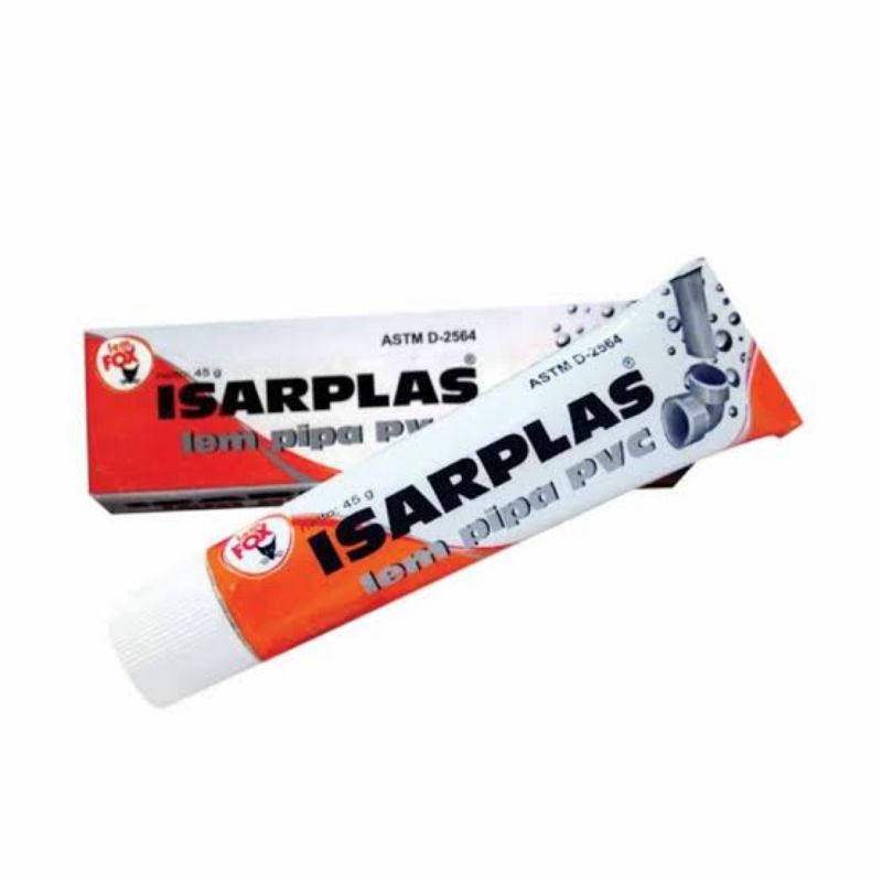 Jual lem pralon isarplas tube 45 gram pipa pvc / talang | Shopee Indonesia