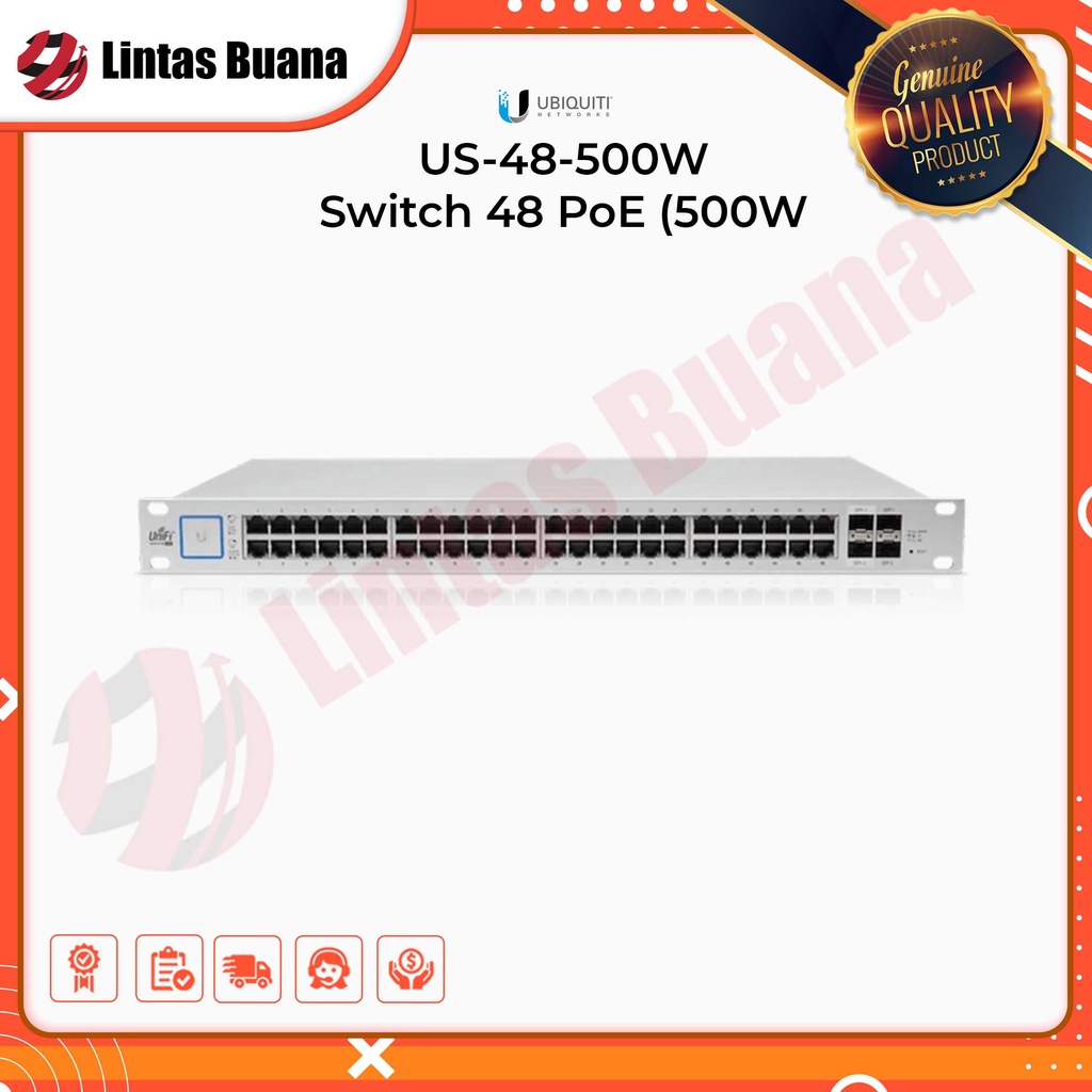 Jual Ubiquiti Unifi Switch 48port 500W US-48-500W US-48 500W | Shopee ...