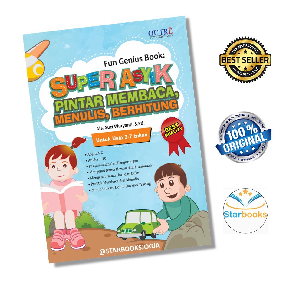 Jual PROMO!! BUKU ANAK SUPER ASYIK PINTAR MEMBACA, MENULIS, BERHITUNG ...