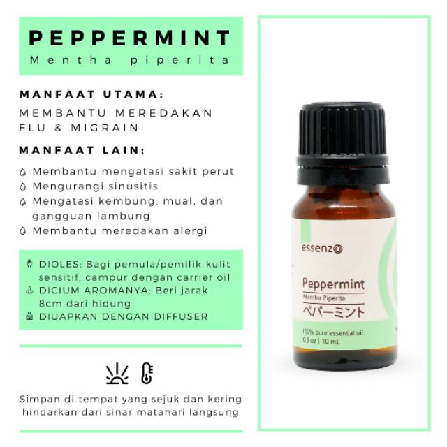 Jual Peppermint essential oil 10 ml | Shopee Indonesia