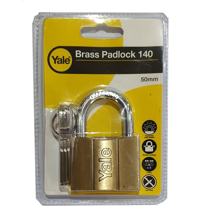 Jual Yale V140-50 Brass Padlock 140 Gembok 50mm | Shopee Indonesia