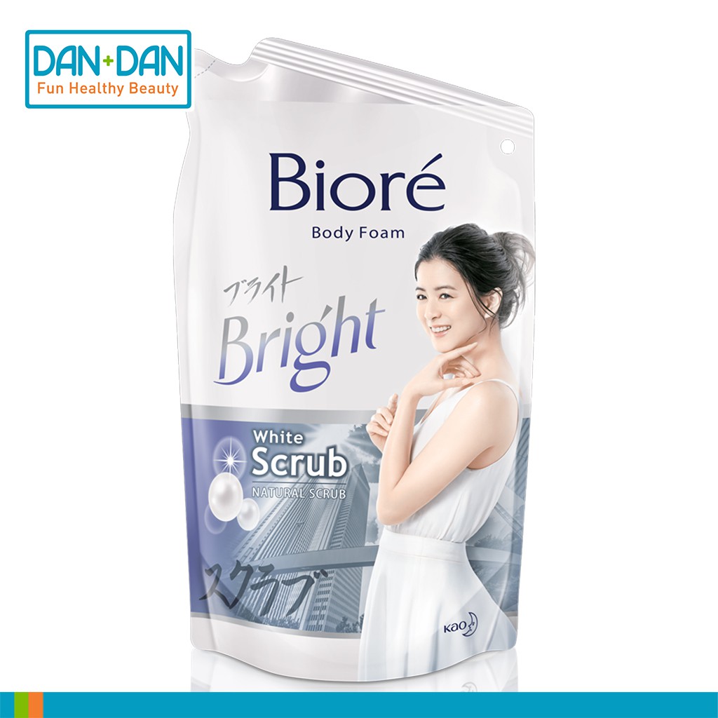 Jual Biore Bright Body Foam White Scrub 380ml (116256) | Shopee Indonesia