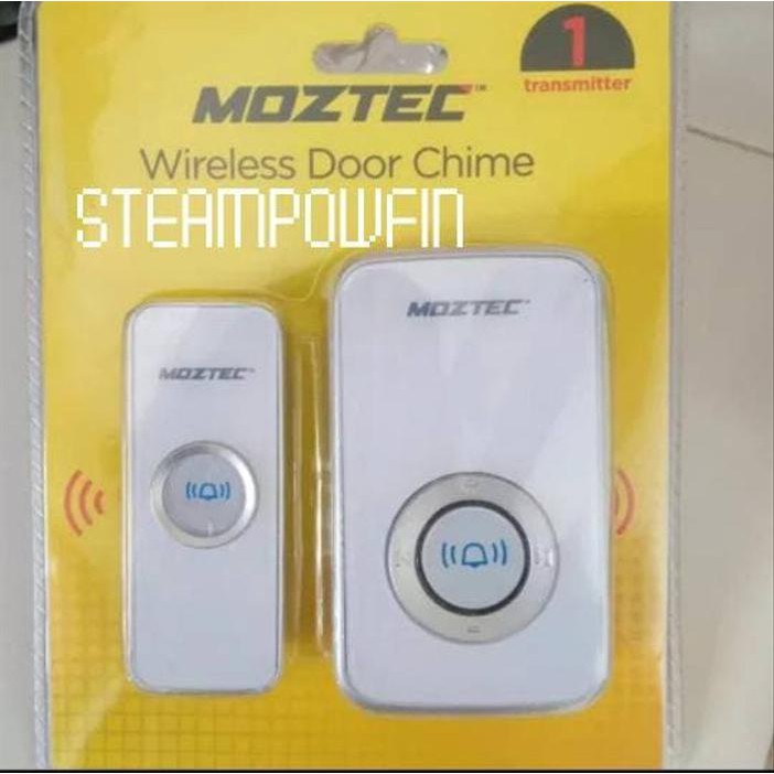 Jual *pertukangan* Moztec Wireless Door Chime Bel Pintu Tanpa Kabel ...