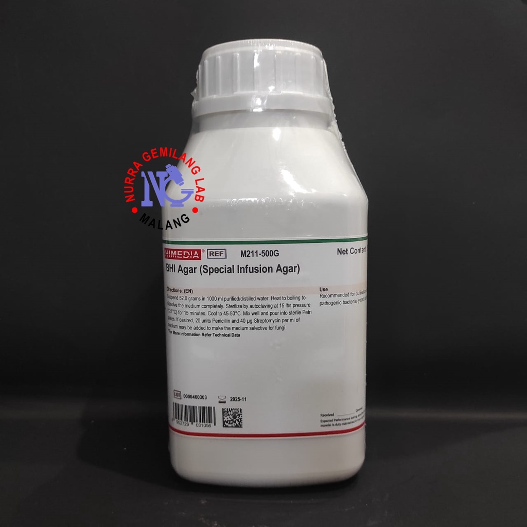 Jual Media BHI Agar (Special Infusion Agar) Himedia 50g 100g 250g | Shopee Indonesia