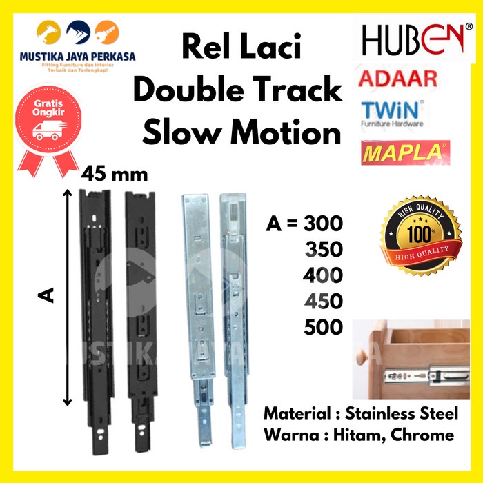 Jual Rel Laci Double Track Slow Motion Huben Lenaga Harfit Taco - Mapla ...