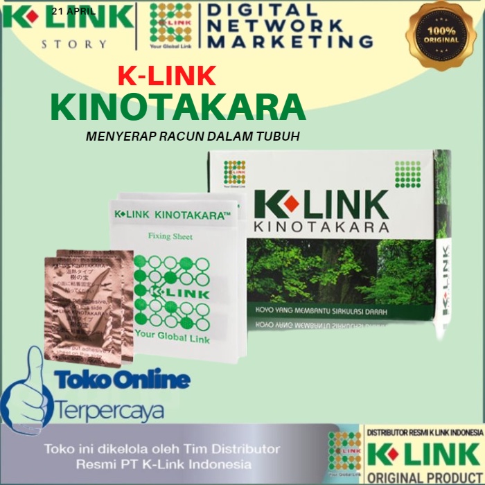 Jual K LINK KINOTAKARA ORIGINAL Koyo Penyerap Toksin dari Dalam Tubuh ...
