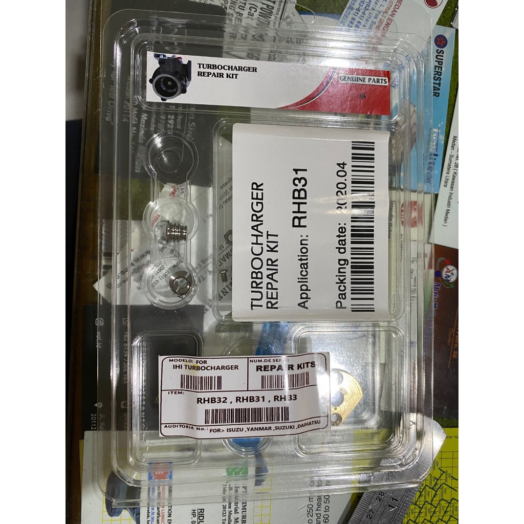Jual Repairkit Turbo RHB32 RHB31 RHB3 FOR ISUZU YANMAR SUZUKI DAIHATSU ...