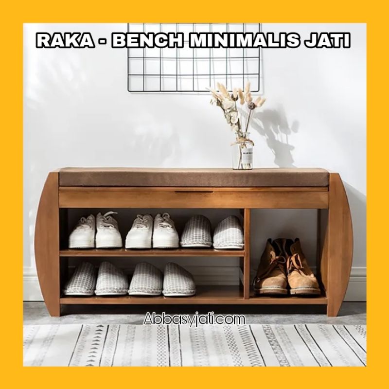 Jual RAKA - BENCH MINIMALIS BANGKU MINIMALIS BANGKU RAK SEPATU SOFA ...