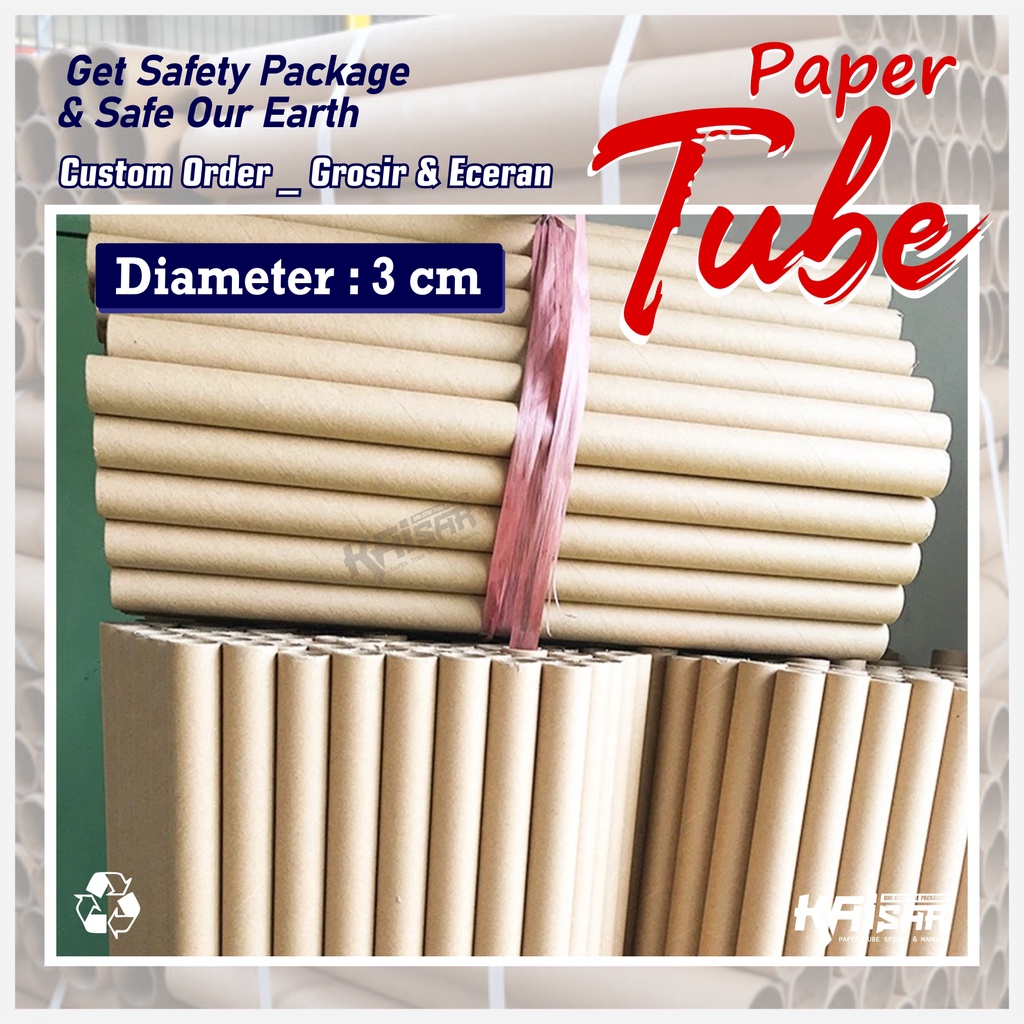 Jual TUBE TABUNG KARDUS DIAMETER 3 CM - SELONGSONG KERTAS PACKING PAPER ...