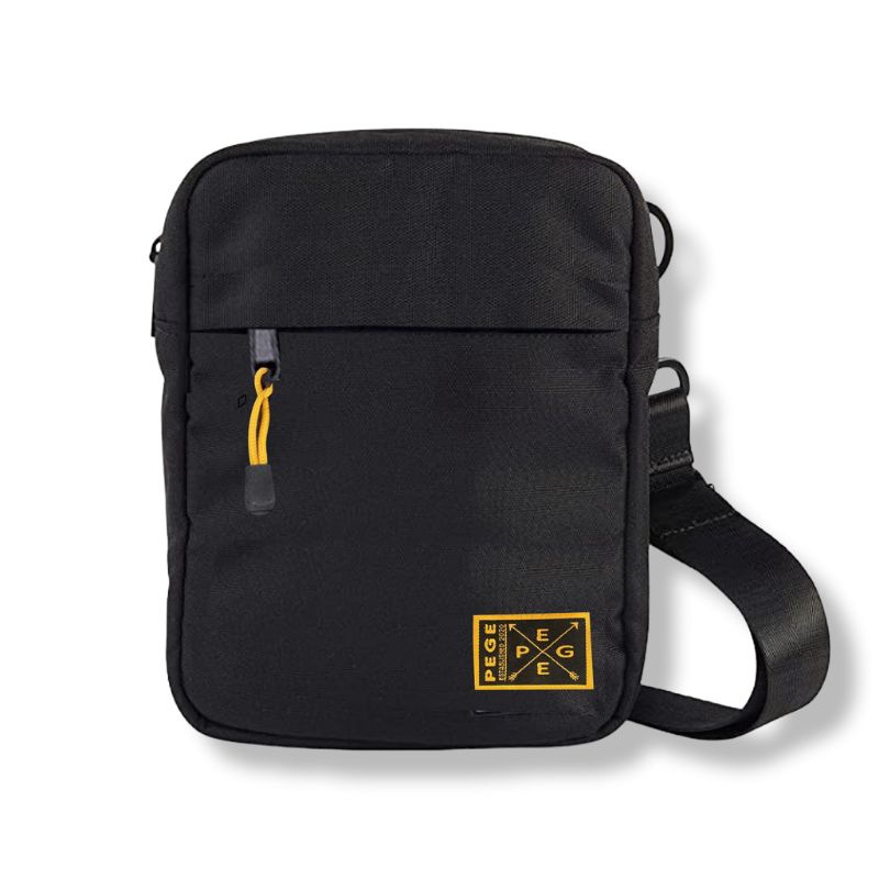 Jual Tas Selempang Sling Bag Bahu Polos Keren Hitam Model Kasual Simpel ...