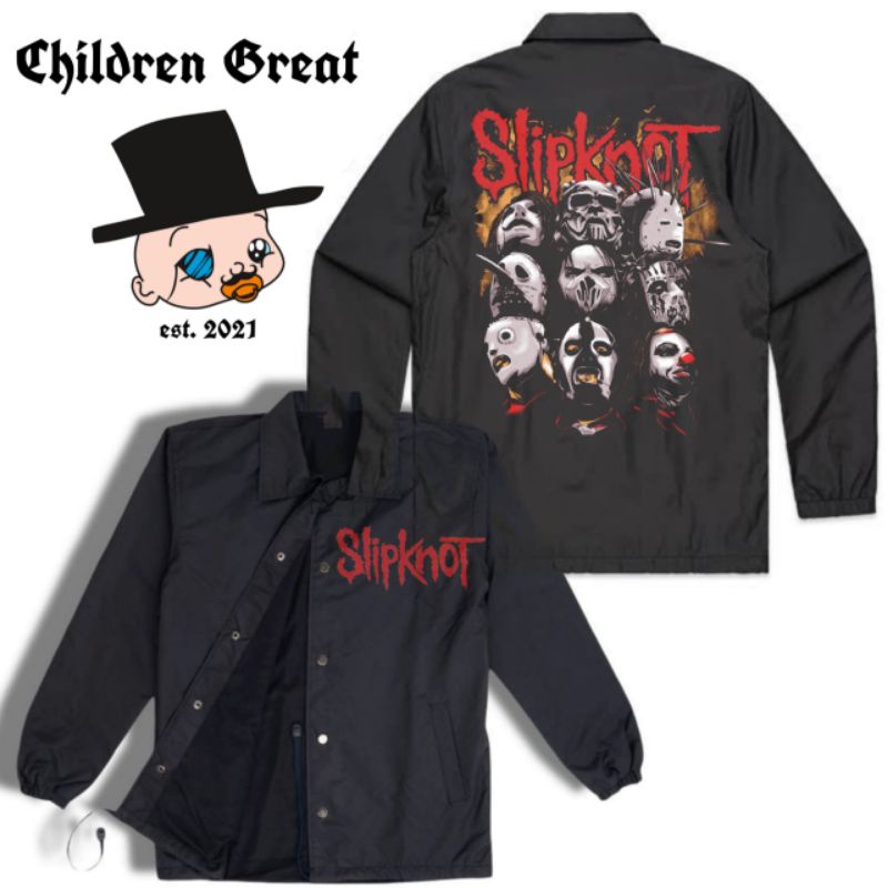 Jual Coach jaket SLIPKNOT jacket band musik metal rock jaket band ...