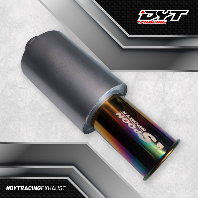 Jual Knalpot mobil Spoon sport ujung stainless tabung galvanis suara ...