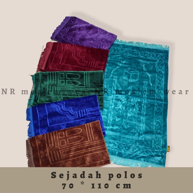 Jual SEJADAH POLOS SIZE 70 * 110 , SEJADAH EMBOS ( SJB 58 ) | Shopee ...