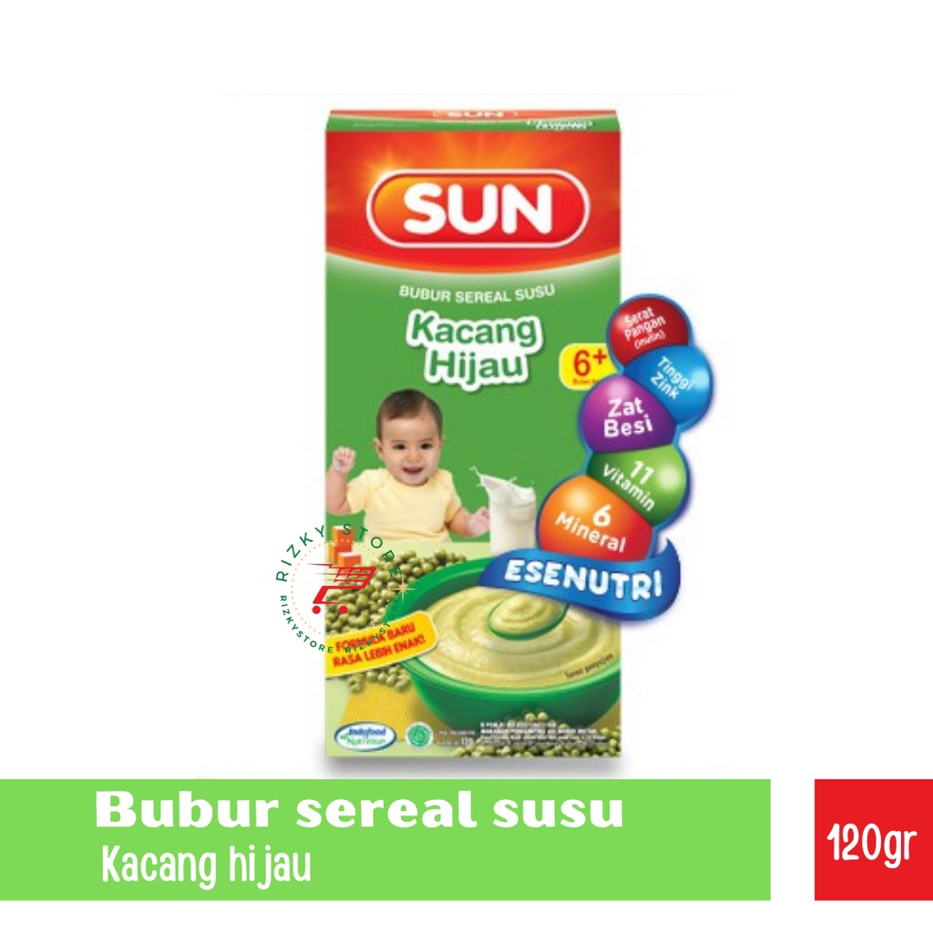 Jual SUN Bubur Susu Sereal Kotak Dan Sachet 120 Gram/7 varian | Shopee ...