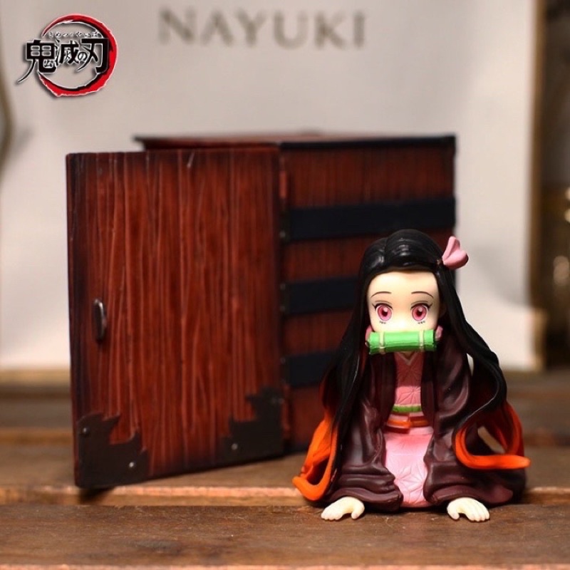 Jual Kimetsu no Yaiba GEM Kamado Nezuko Demon Box Tenohira Ver. Figure ...