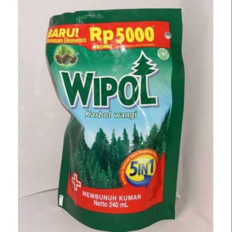 Jual Karbol Pembersih Lantai Wipol 5000 Pembersih dan Pewangi Lantai Anti Kuman | Shopee Indonesia