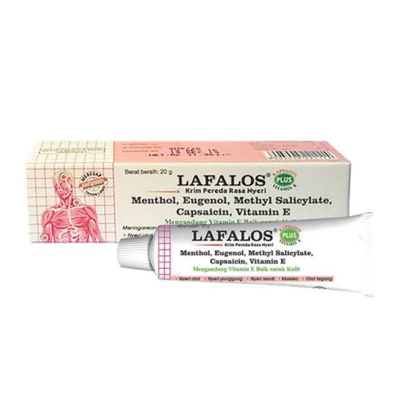 Jual Lafalos Plus Cream 20gr / Meredakan Nyeri Otot / Nyeri Sendi ...