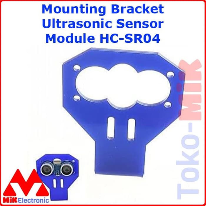 Jual MOUNTING BRACKET FOR ULTRASONIC SENSOR MODULE HC-SR04 WARNA MERAH ...