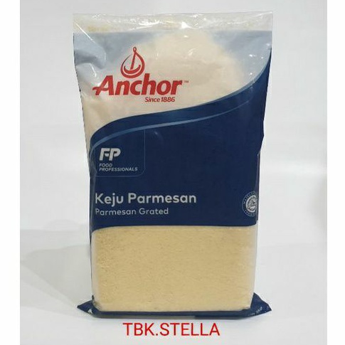 Jual ANCHOR GRATED PARMESAN CHEESE KEJU BUBUK PARMESAN 1 KG | Shopee ...