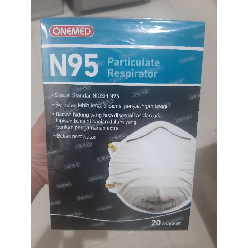 Jual Masker Onemed N95 isi 20 pcs | Shopee Indonesia
