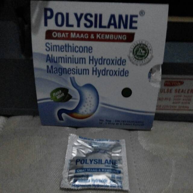 Jual idr029 polysilane obat magh dan kembung 1 tablet | Shopee Indonesia