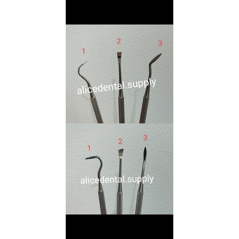Jual chisel hoe scaler dental plastic filling kaca mulut kacamulut ...