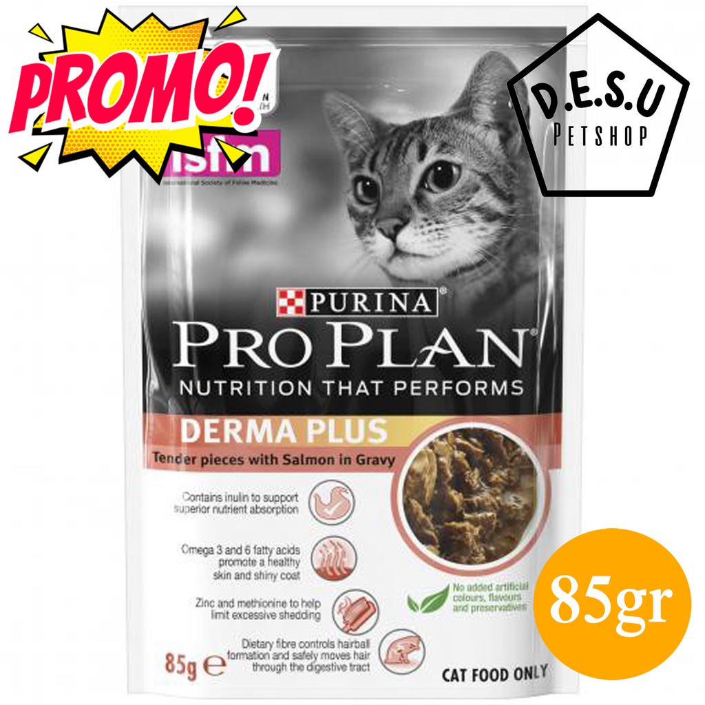 Jual Pro Plan/Proplan Wet Food Derma Plus Salmon Adult Makanan Basah ...