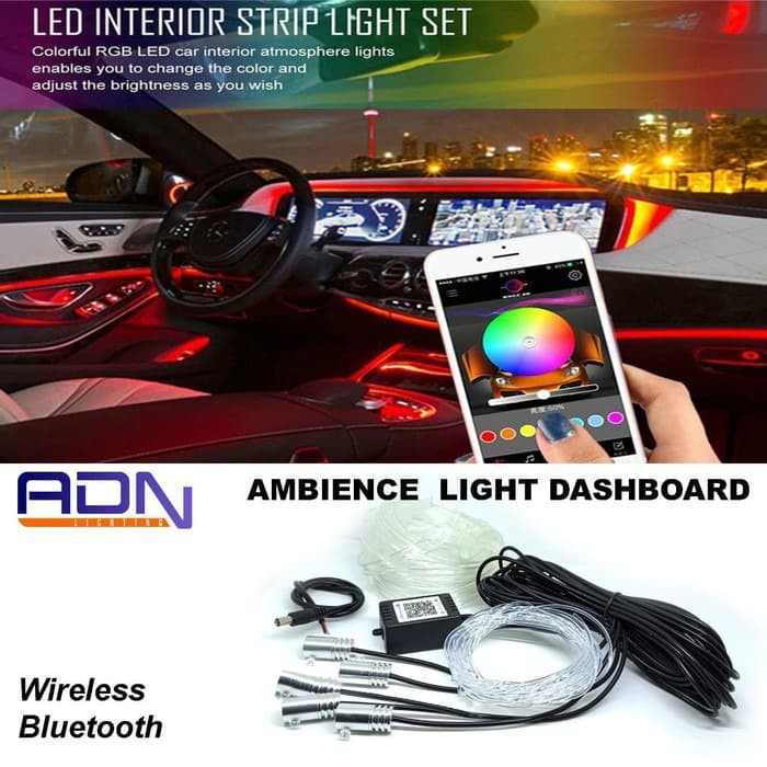 Jual LED INTERIOR APP ANDROID IOS BLUETOOTH LED AMBIENT LIGHT RGB ...